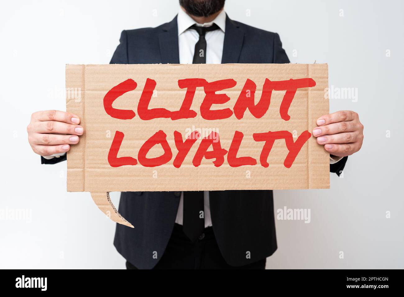 Conceptual display Client LoyaltyThe result of consistently positive ...