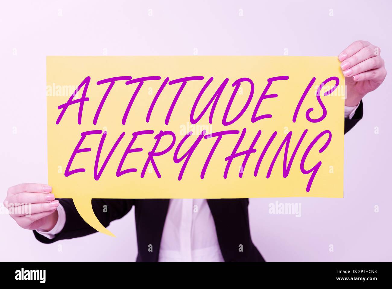 Conceptual display Attitude Is Everything, Business idea Positive ...