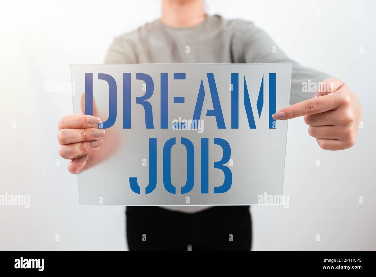 Writing displaying text Dream Job, Word Written on An act that is paid ...