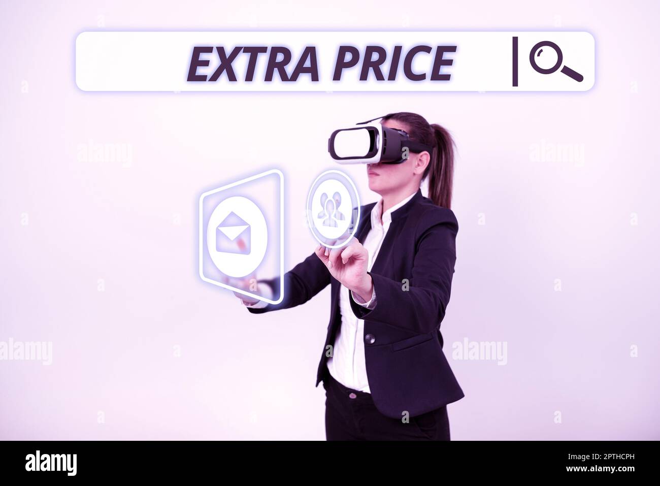 Sign displaying Extra Price, Word for extra price definition beyond the ...