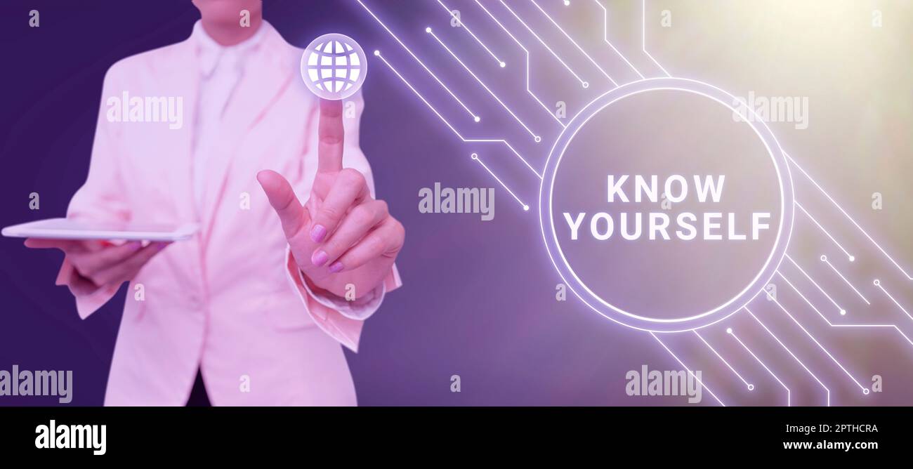Handwriting text Know Yourself, Business approach Find You ... Handwriting text Know Yourself, Business approach Find You ...