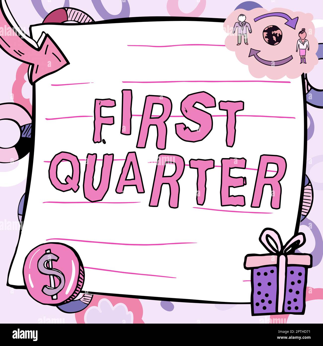 Conceptual caption First Quarter, Business approach one of the ...