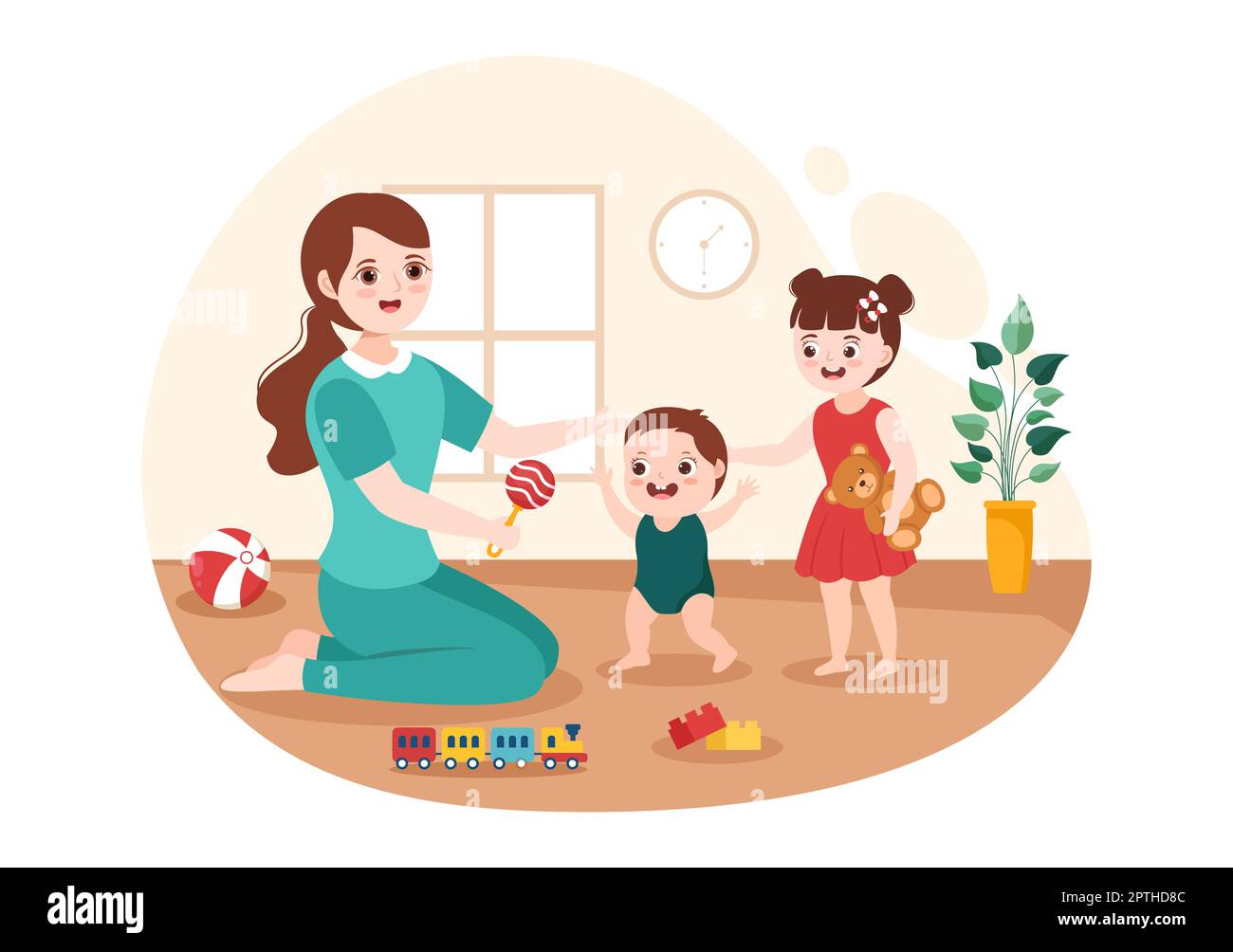 Babysitter or Nanny Services to Care for Provide for Baby Needs and ...