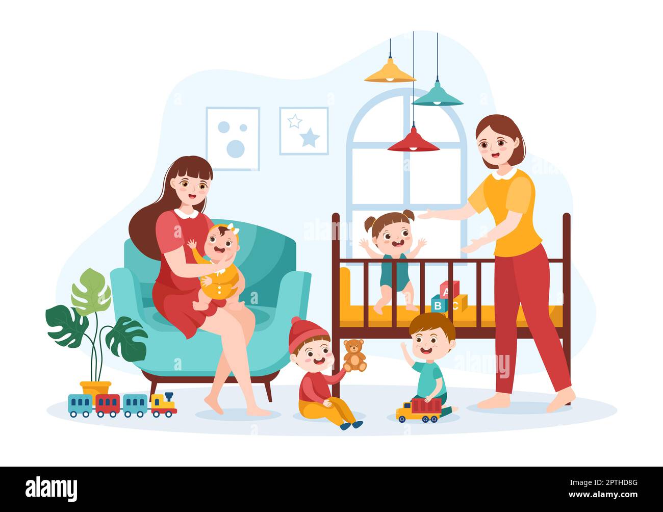 Babysitter or Nanny Services to Care for Provide for Baby Needs and ...