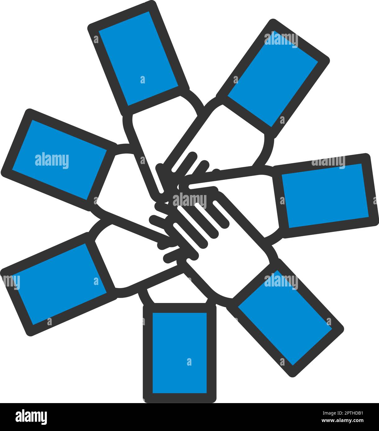 Unity And Teamwork Icon Stock Vector Image & Art - Alamy