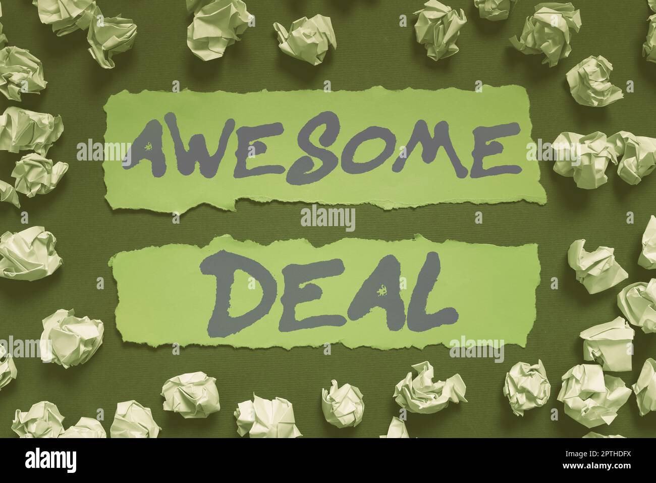 Text caption presenting Awesome Deal, Business idea impressive ...