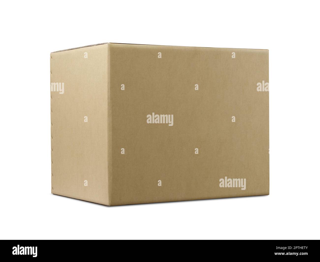 carton box isolated on white background Stock Photo - Alamy