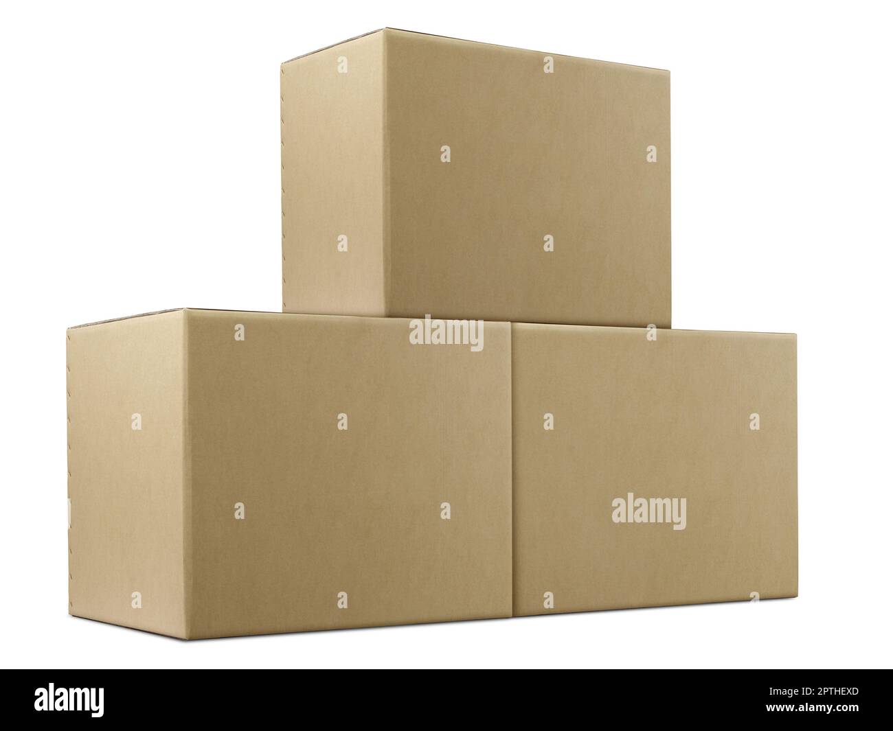 carton box isolated on white background Stock Photo - Alamy