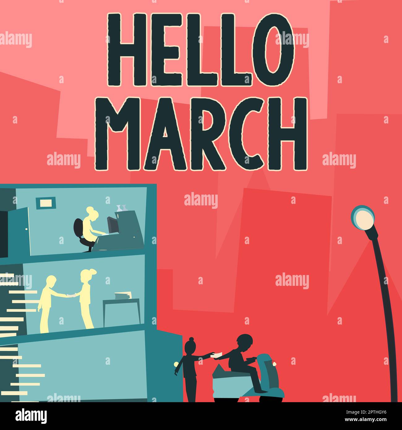 Conceptual display Hello March, Business overview a greeting expression ... Conceptual display Hello March, Business overview a greeting expression ...