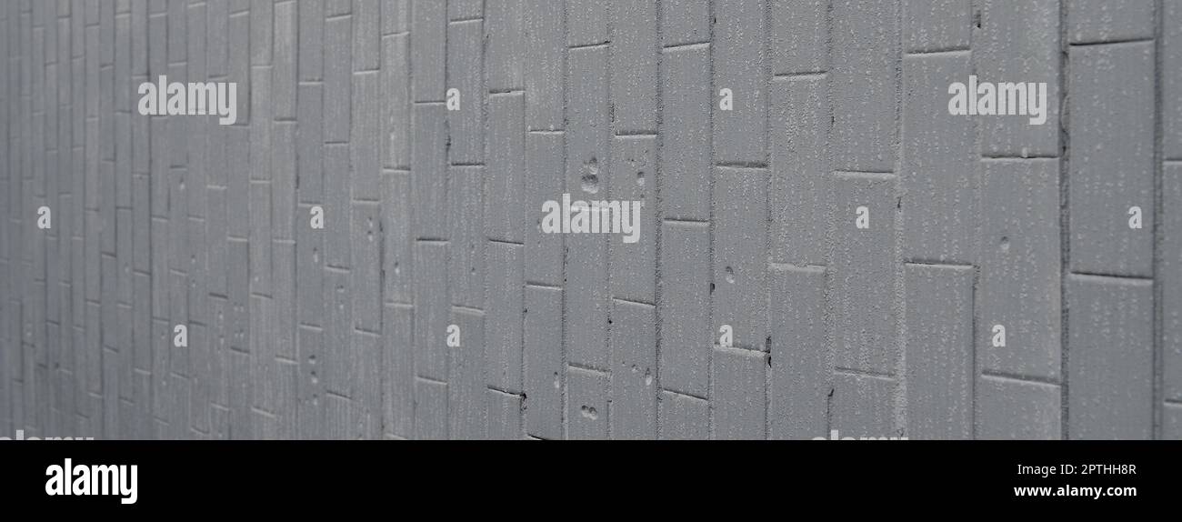 The texture of the wall from the old tile, painted gray under the ...