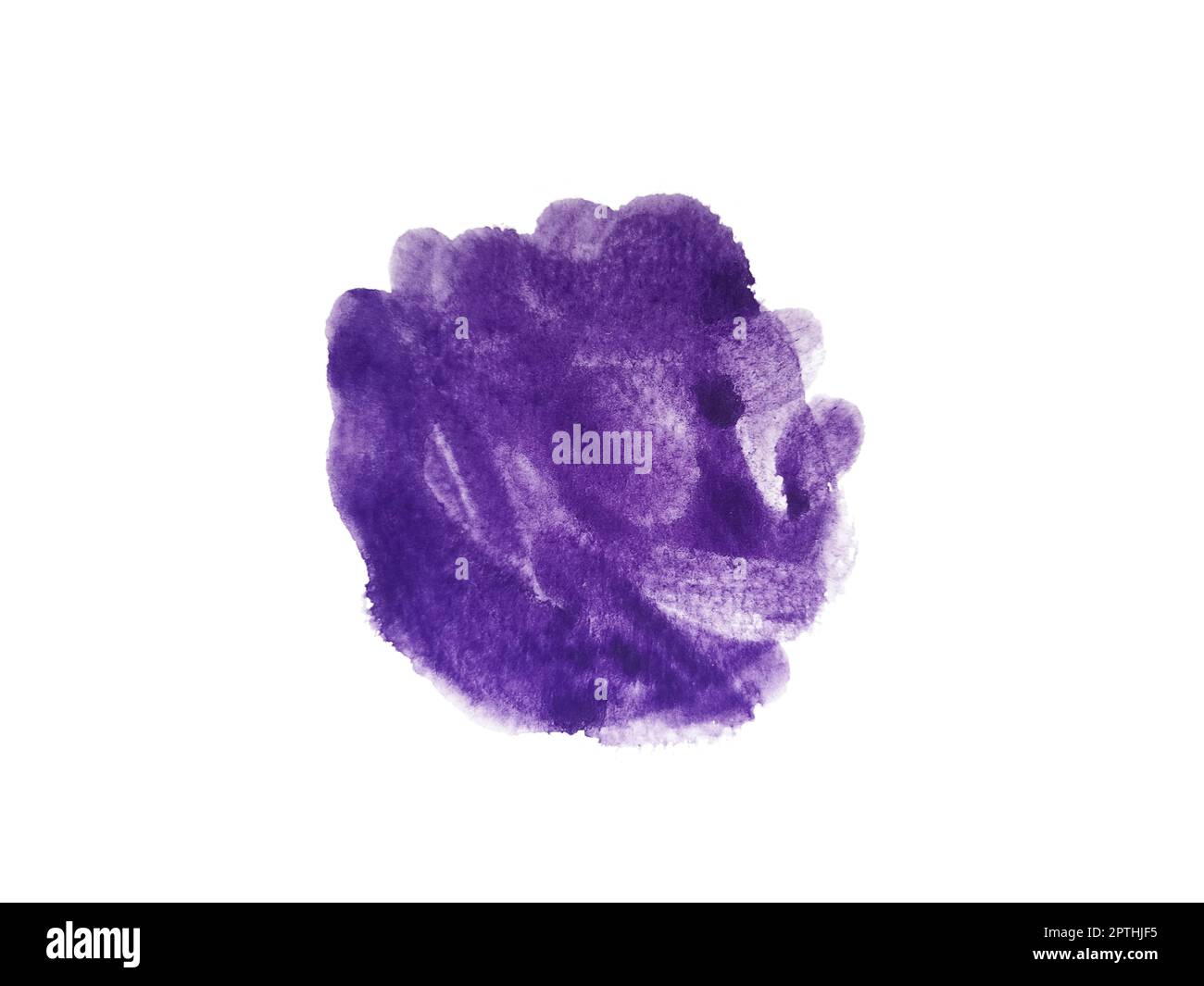 Abstract watercolor hand paint texture, isolated on white background ...