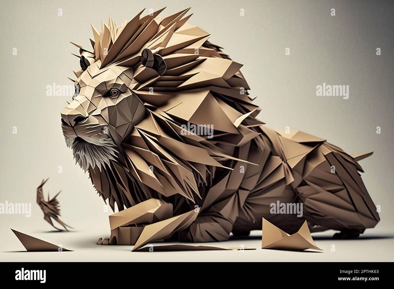King lion logo hi-res stock photography and images - Alamy
