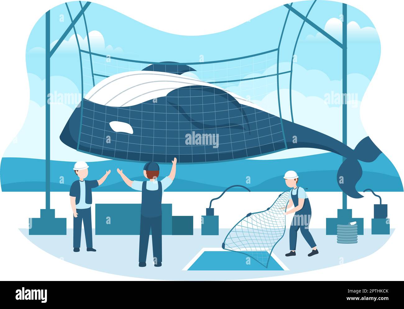 Caught in the middle Stock Vector Images - Alamy