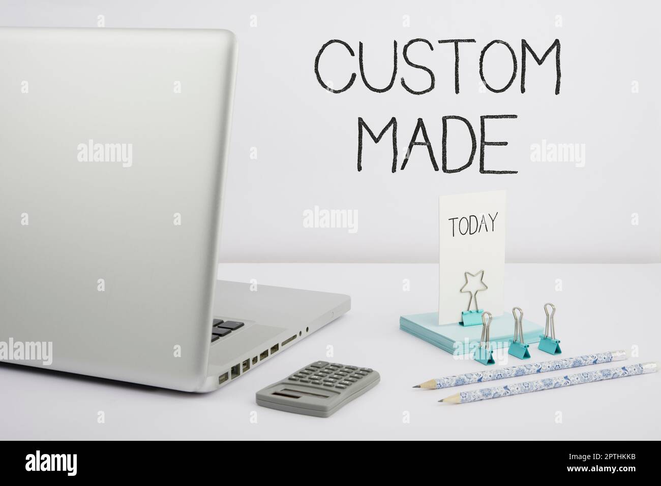 Conceptual caption Custom Made, Business showcase personalized object ... Conceptual caption Custom Made, Business showcase personalized object ...