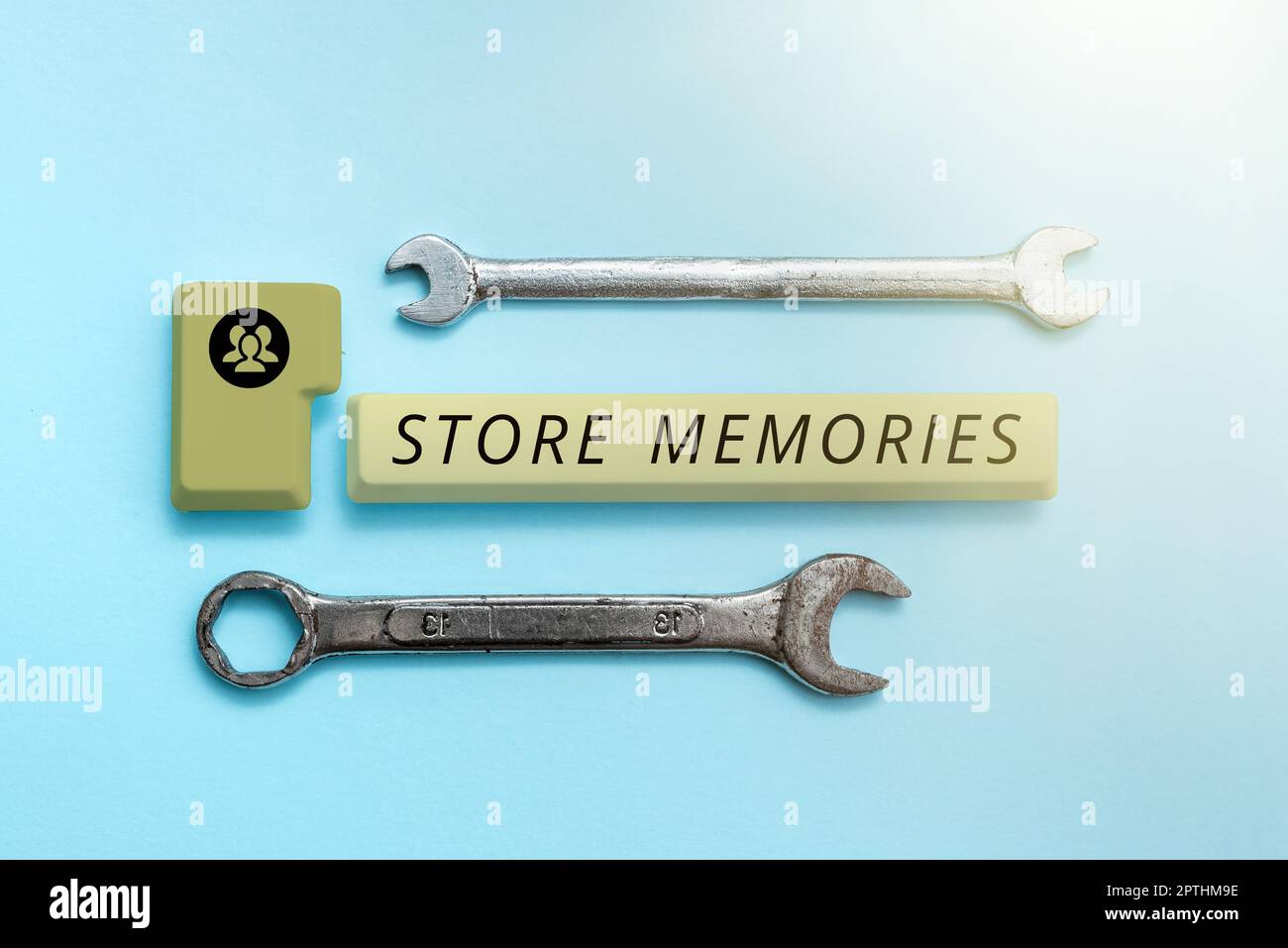 Text showing inspiration Store Memories, Word Written on a process of ...