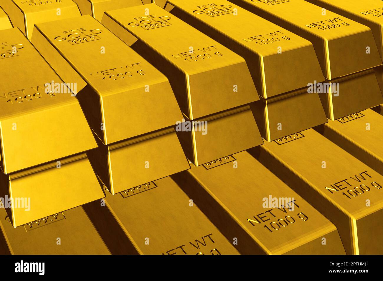 Golden glossy bars hi-res stock photography and images - Alamy