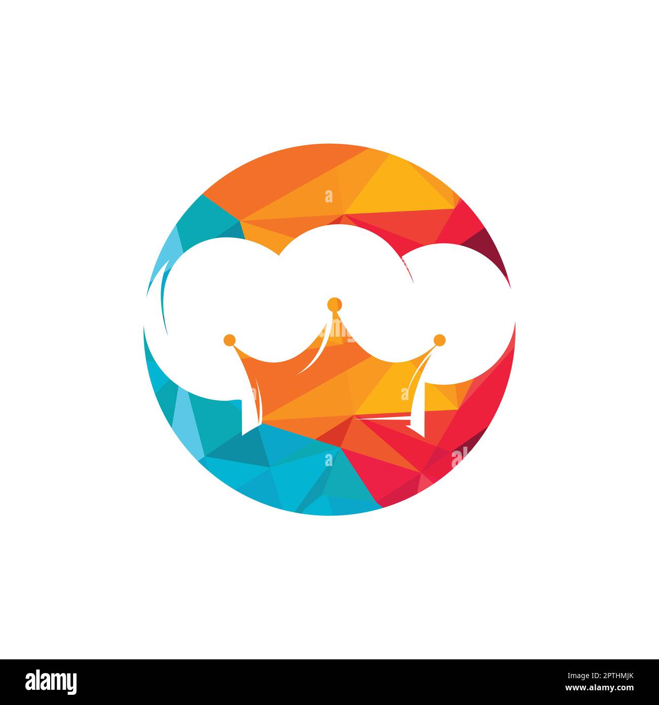 King chef vector logo design template. Chef hat and crown icon logo ...