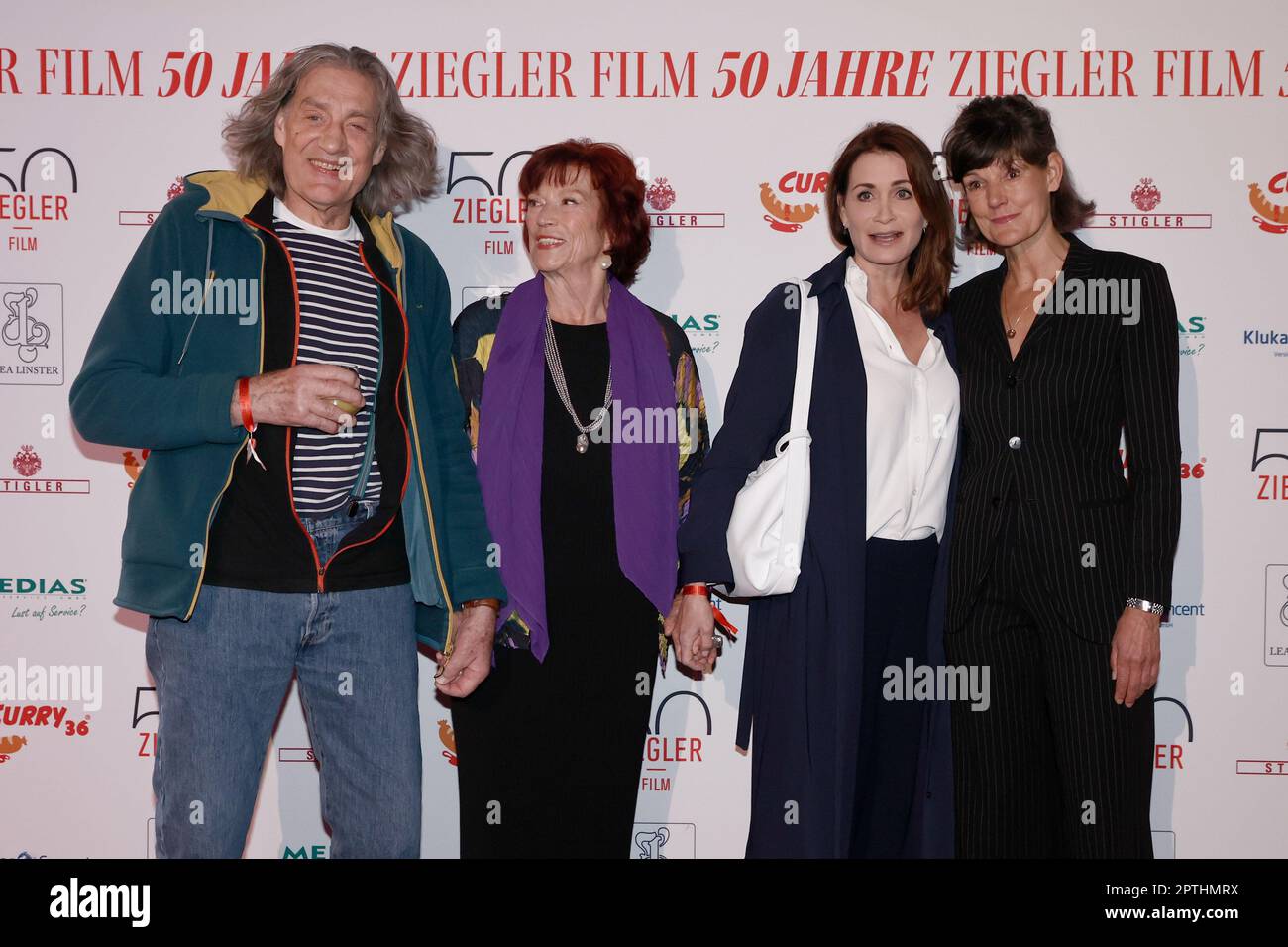 Berlin, Germany. 27th Apr, 2023. Winfried Glatzeder (l-r), Regina ...