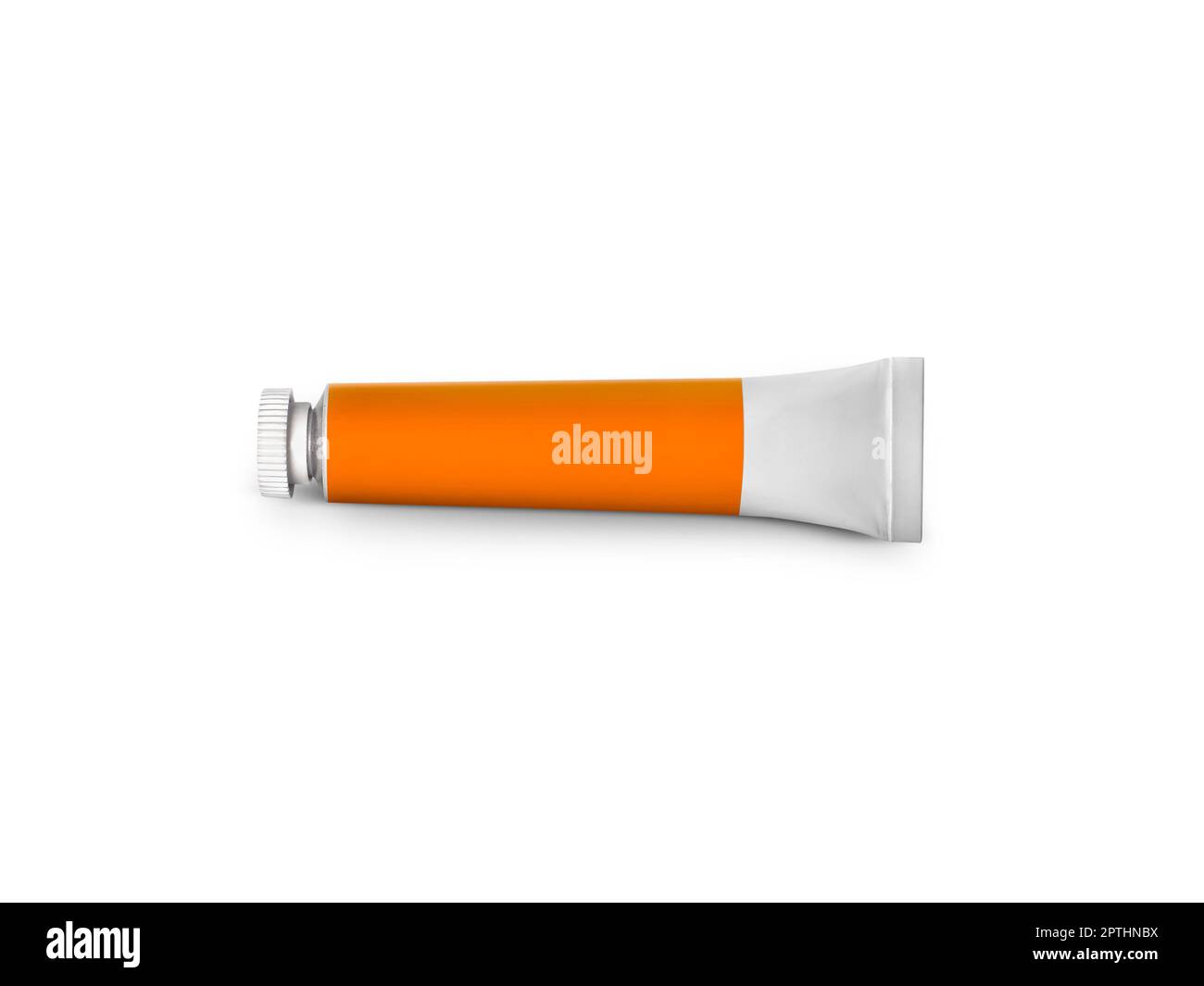 color tube on a white background Stock Photo - Alamy