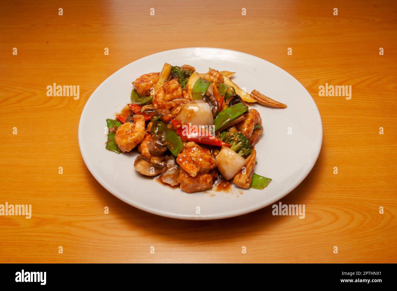 Delicious Chinese dish known as shrimp mei fun Stock Photo - Alamy