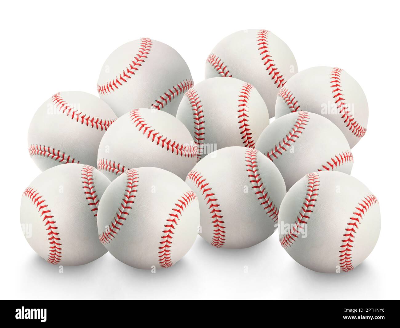 Baseball isolated on white background Stock Photo - Alamy