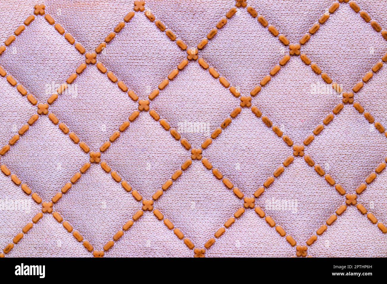 Polyester background texture. Close-up of colorful pink yellow ...