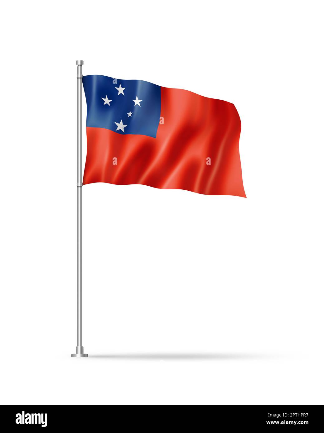 Flag samoa background texture Cut Out Stock Images & Pictures - Alamy