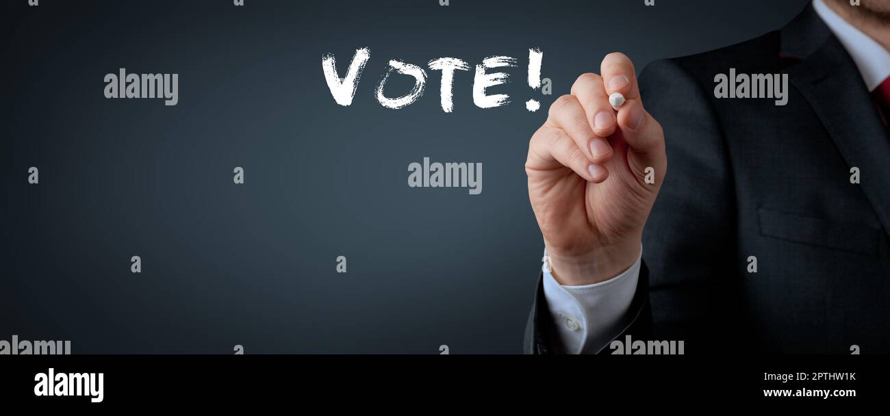 Voting and election concept. Making the right decision Stock Photo - Alamy