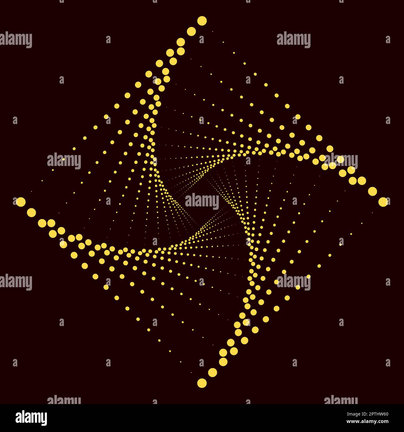 Dotted square frame circular Stock Vector Images - Alamy
