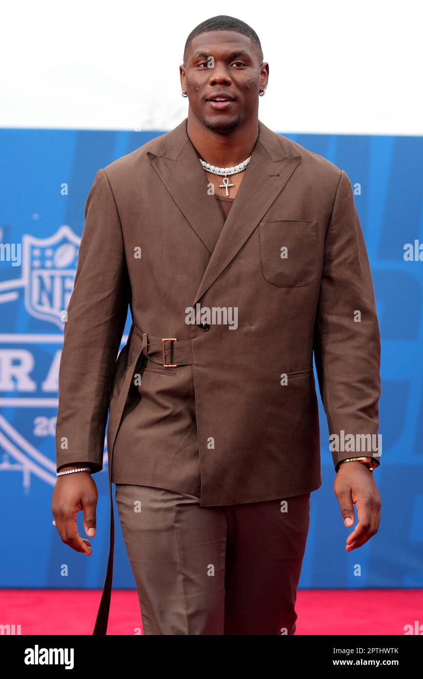 Georgia Tech defensive end Keion White walks on the NFL draft red ...