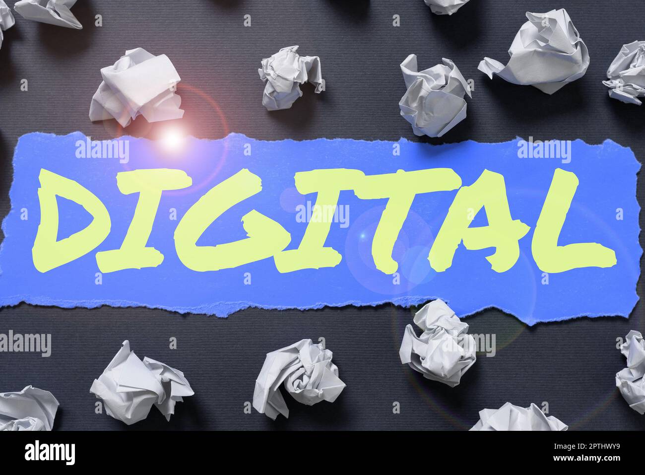 Handwriting text Digital, Conceptual photo electronic technology that ...