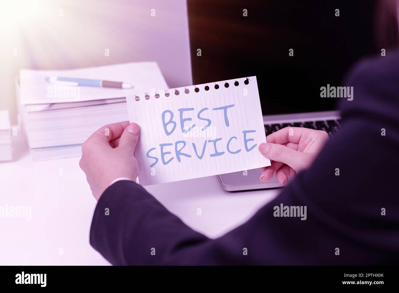 Conceptual display Best Service, Business concept finest reviewed ...