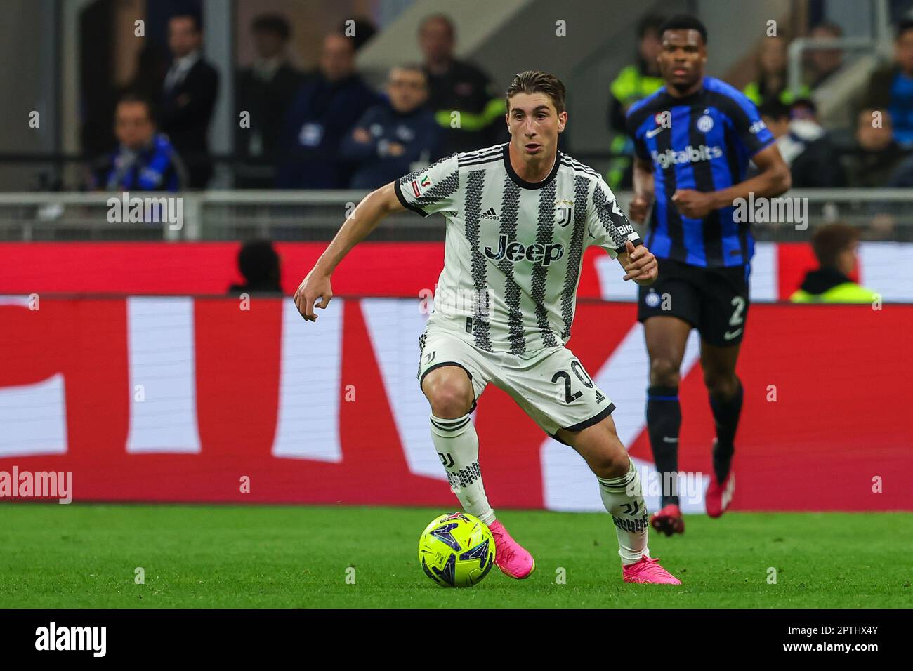 Fabio Miretti of Juventus FC in action during Coppa Italia 2022/23 Semi ...