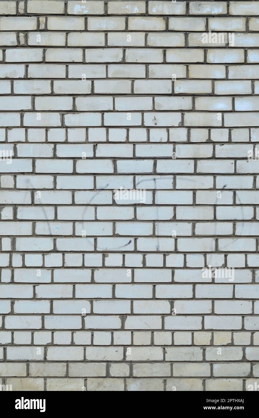 The texture of wall from a variety of old and dirty brick. Detailed ...