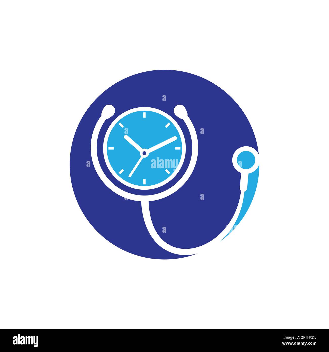 Medical time vector logo design template. Health and medical or ...