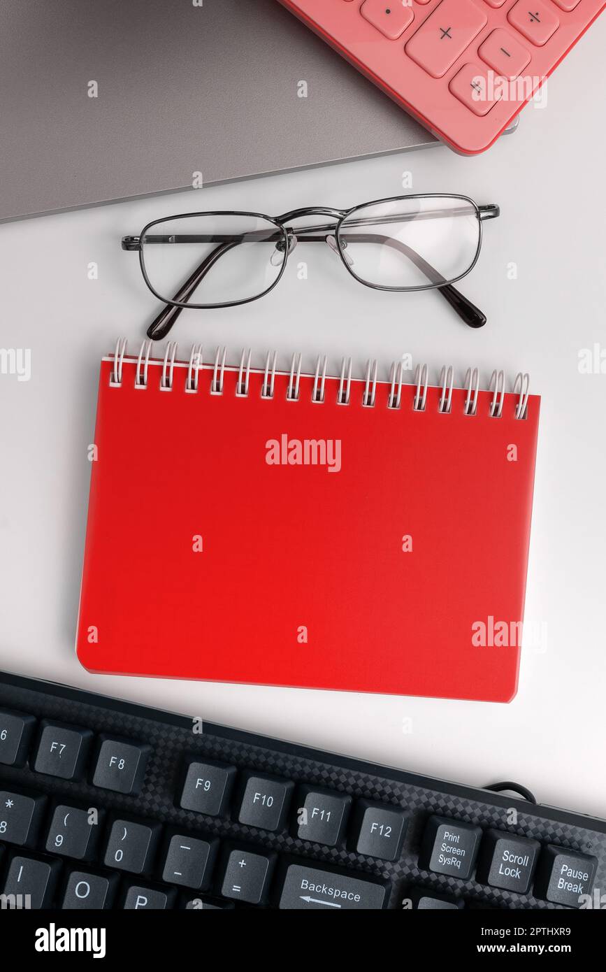 Multiple Assorted Collection Office Stationery Photo Placed Over Table ...