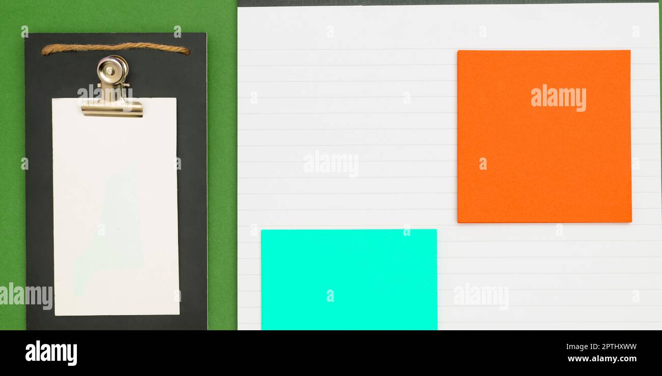 Multiple Assorted Collection Office Stationery Photo Placed Over Table ...