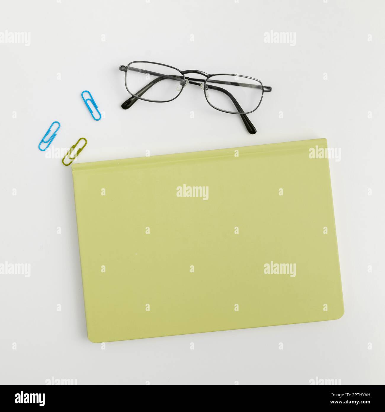 Multiple Assorted Collection Office Stationery Photo Placed Over Table ...