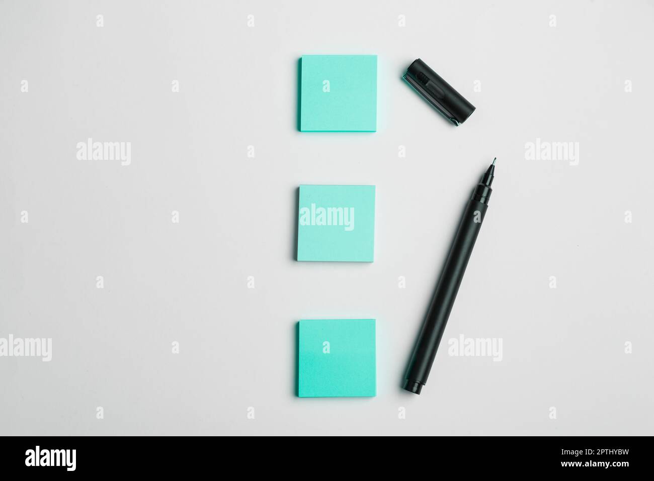 Multiple Assorted Collection Office Stationery Photo Placed Over Table ...