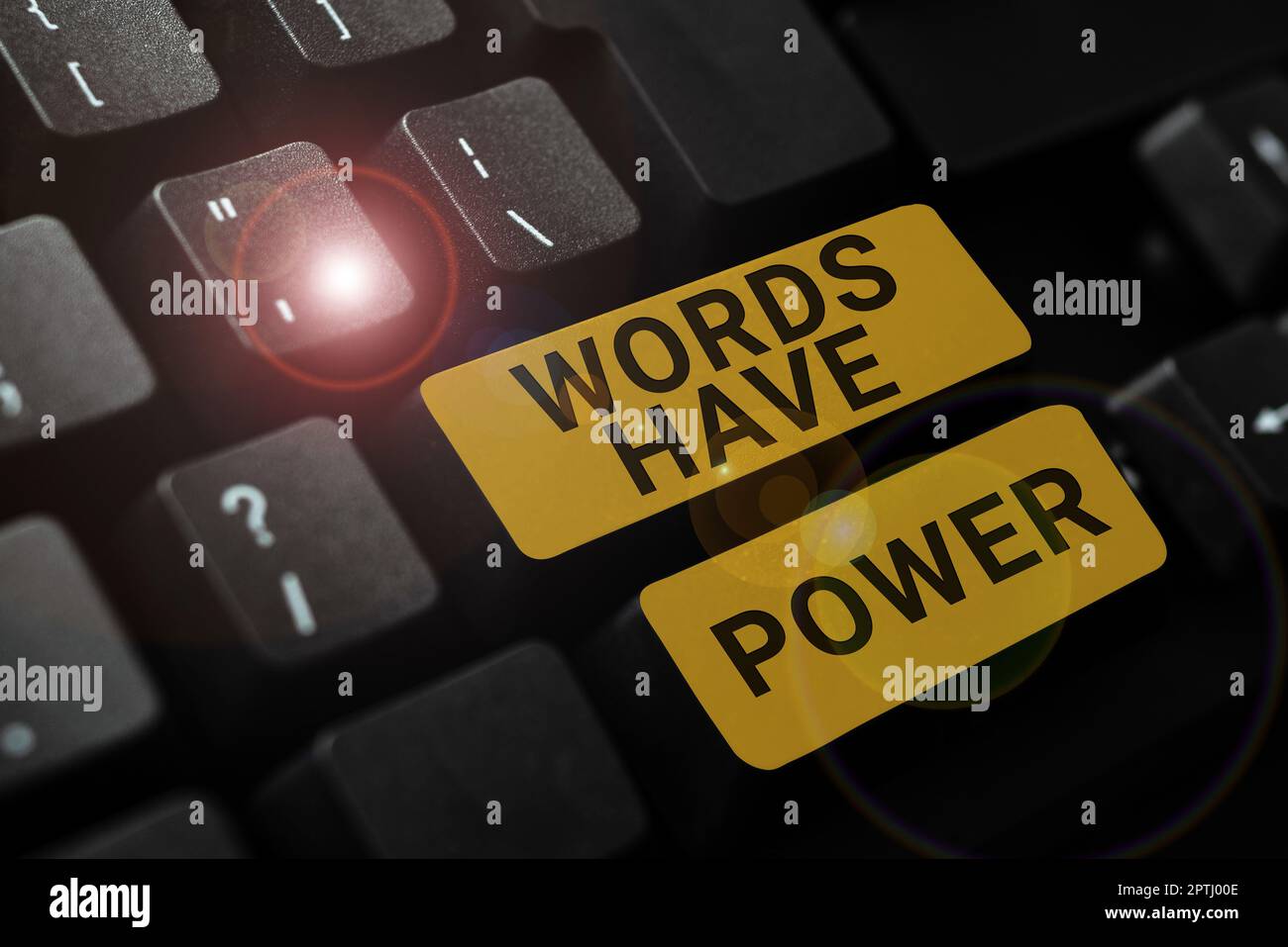 Writing displaying text Words Have Power, Business concept essential ...