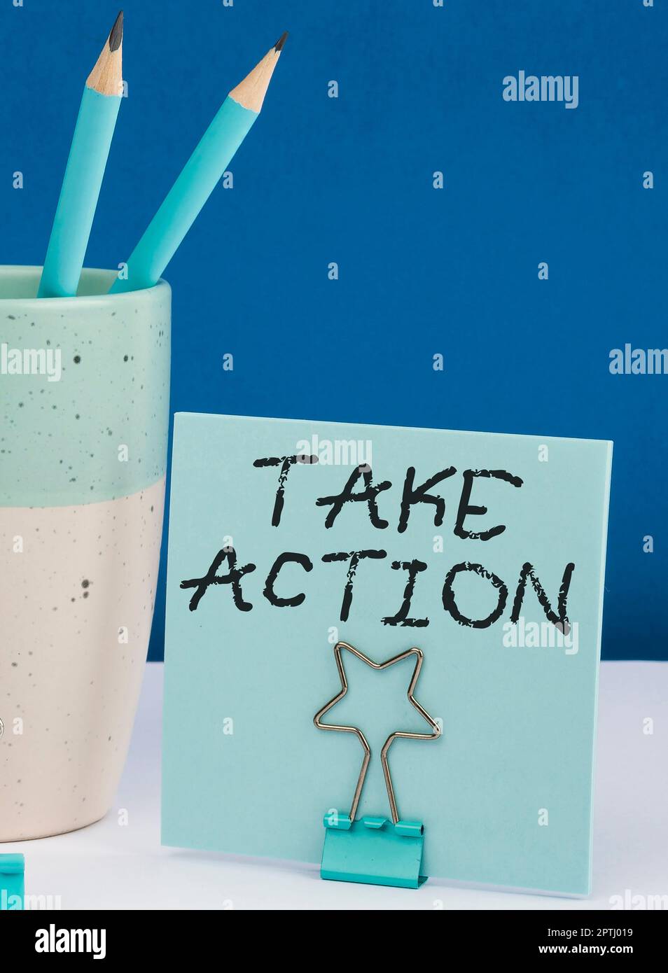 Sign displaying Take Action, Business concept positive act of making a ...