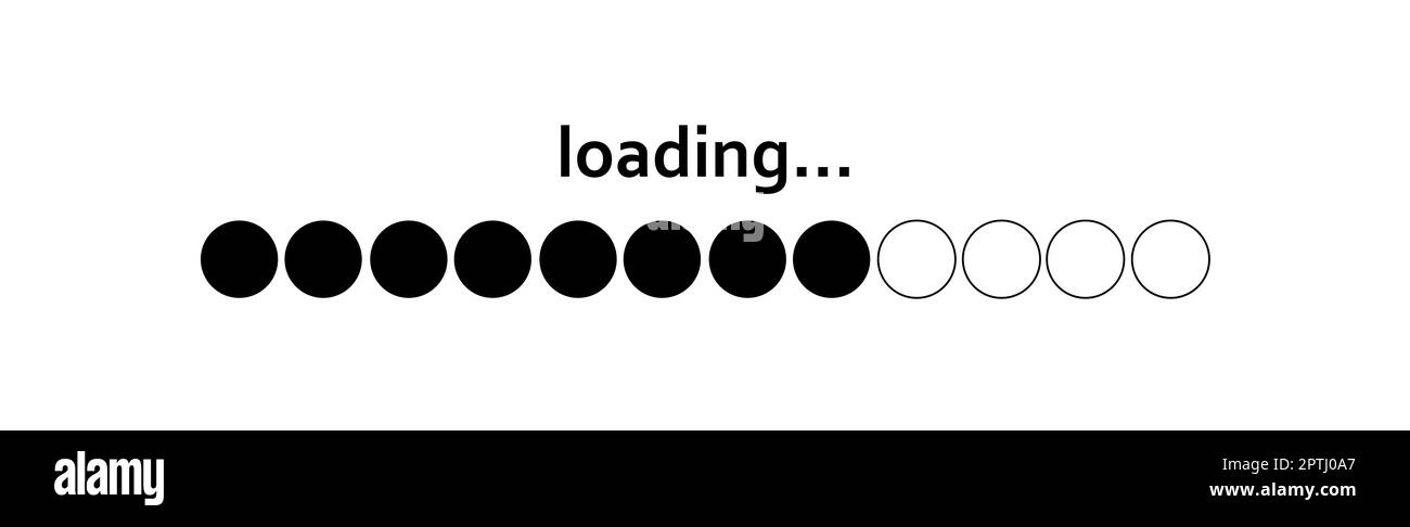 Download status scale, download progress on white background - Vector ...