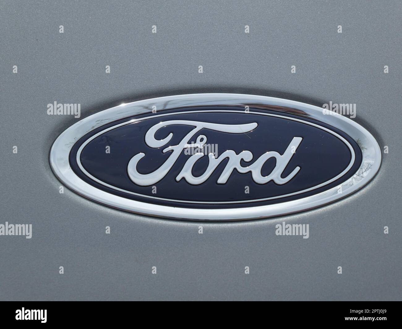 Cologne, Germany. 23rd Apr, 2023. Logo, lettering, emblem of the car ...