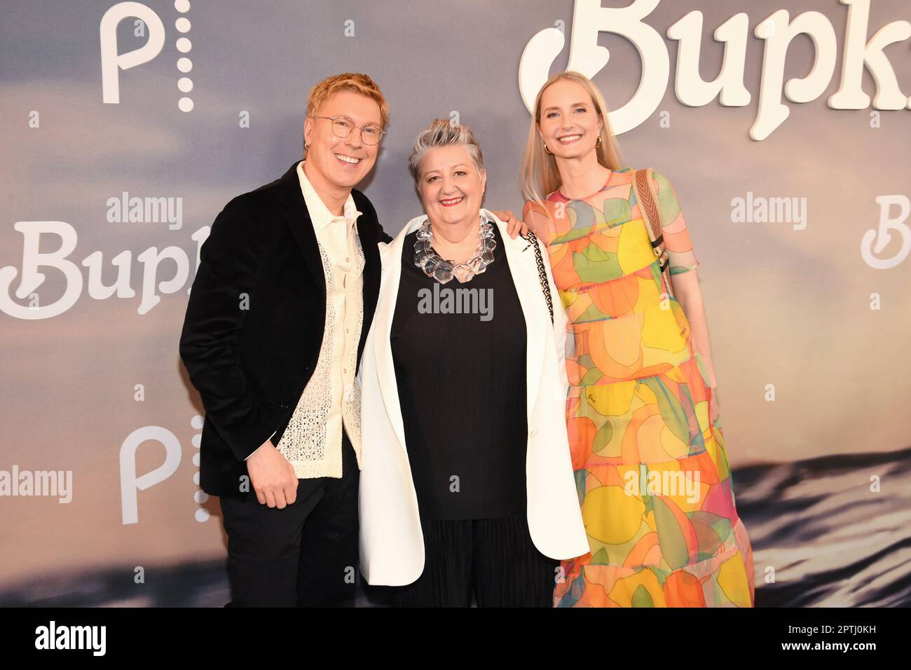 New York, USA. 27th Apr, 2023. John Svenson, Ella Engstrom and Katarina ...