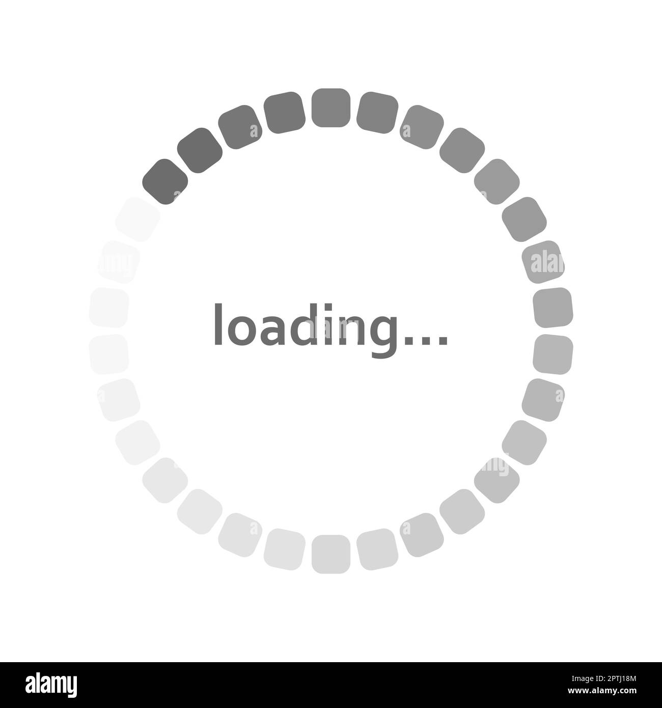 Circle scale download status, download progress on white background ...