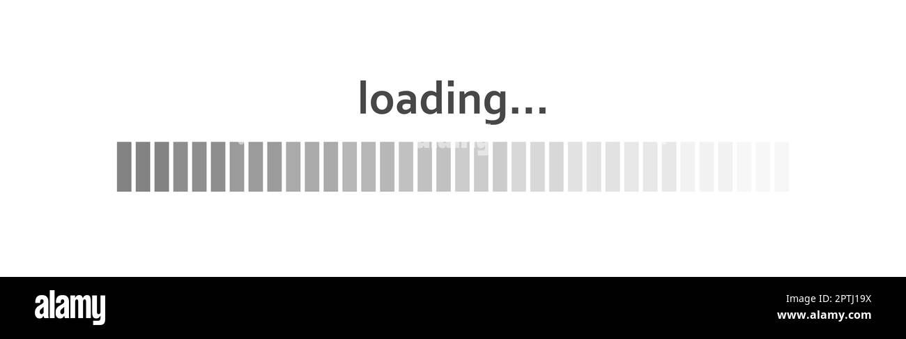 Download status scale, download progress on white background - Vector ...