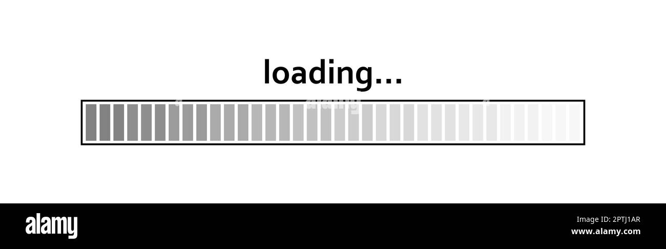 Download status scale, download progress on white background - Vector ...