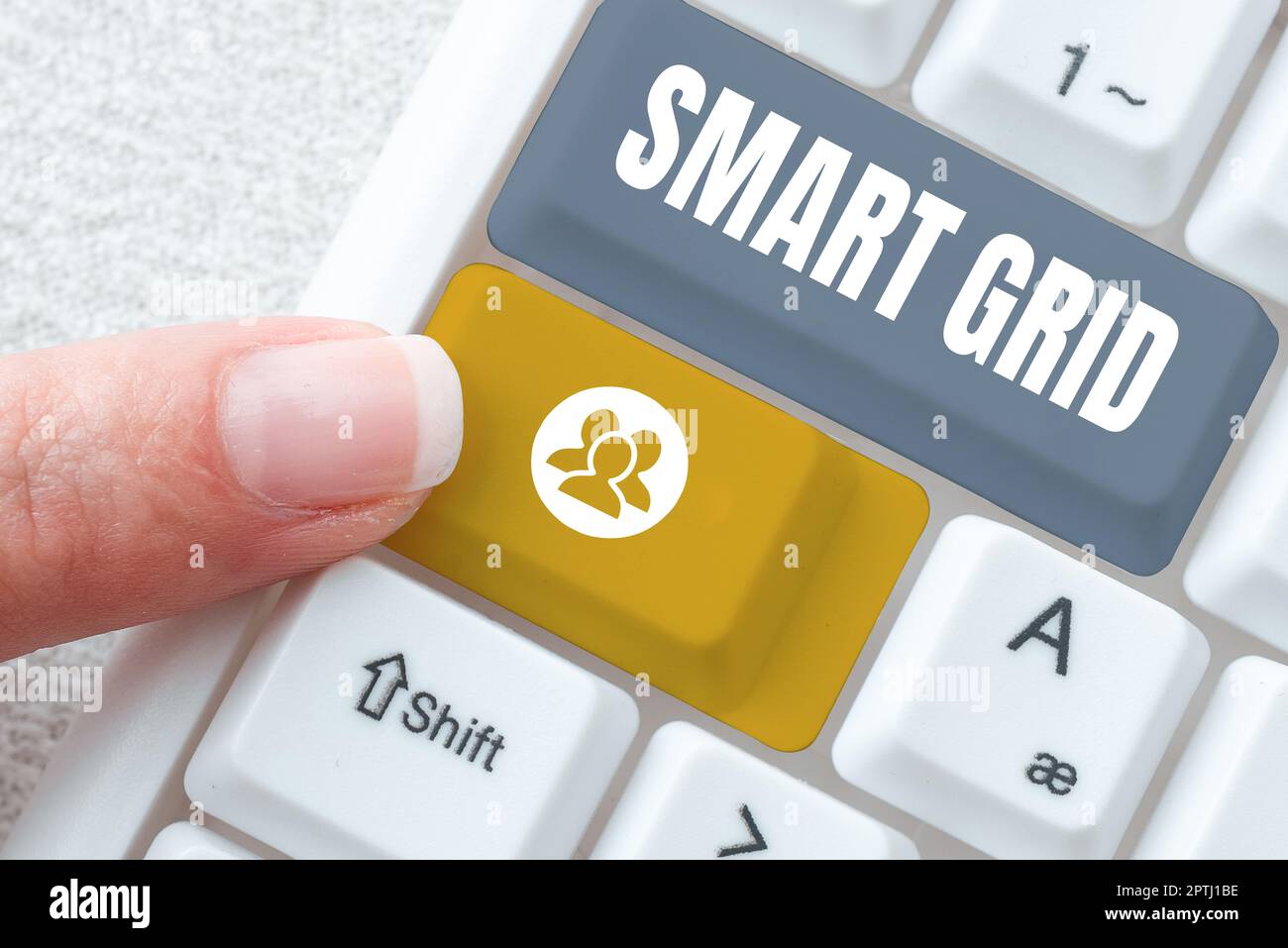 Conceptual caption Smart Grid, Concept meaning includes of operational ...