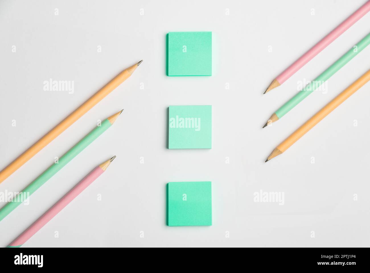 Multiple Assorted Collection Office Stationery Photo Placed Over Table ...