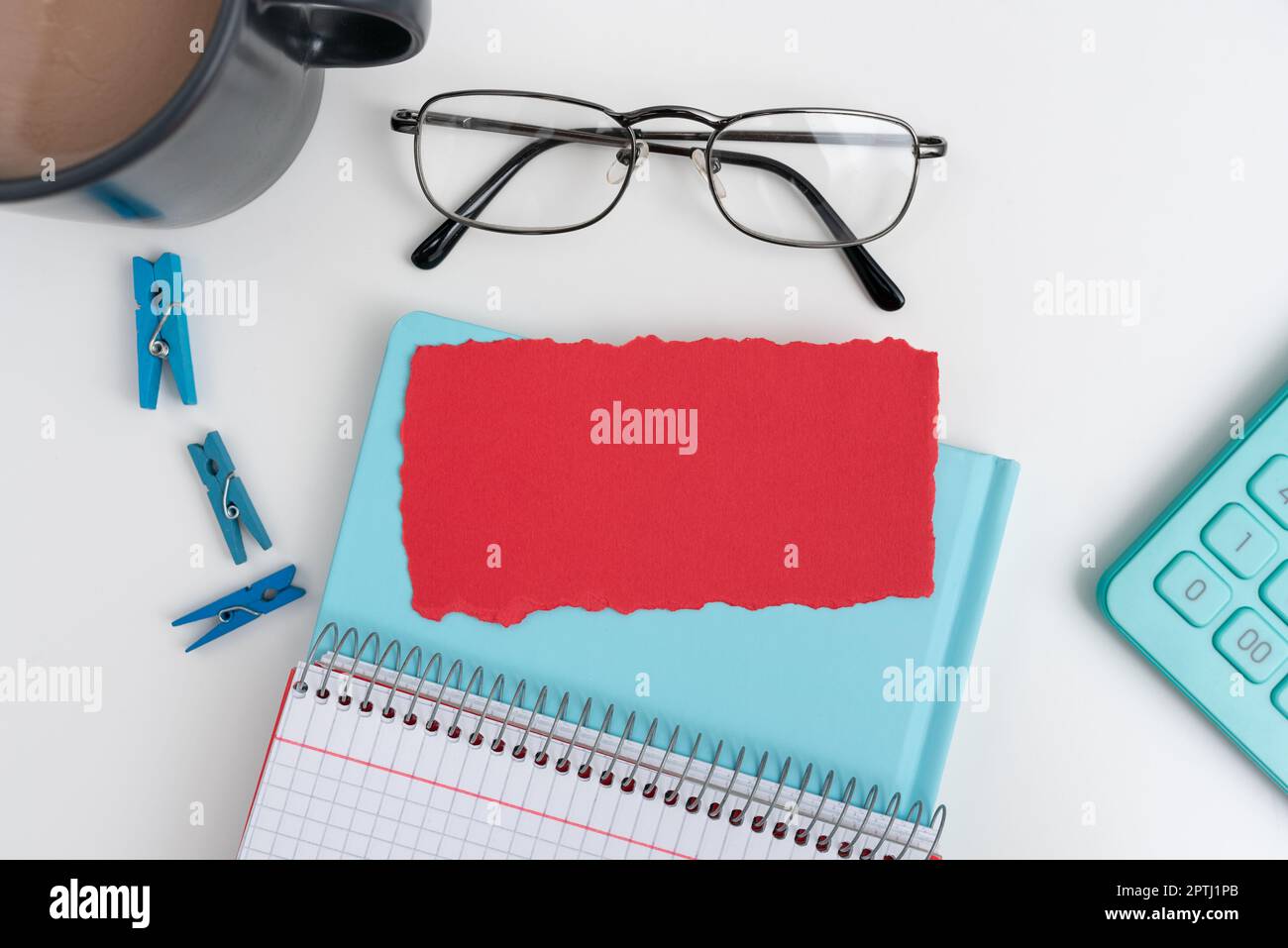 Multiple Assorted Collection Office Stationery Photo Placed Over Table ...